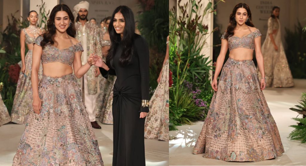 India Couture Week 2025 Sara Ali Khan And Khushi Kapoor Serve