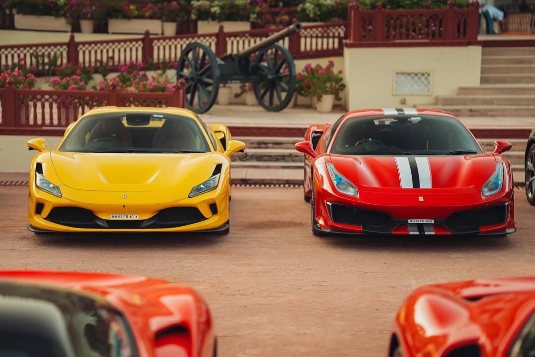 Ferrari Drives Through The Heart of Royal India As The Ferrari Tour ...